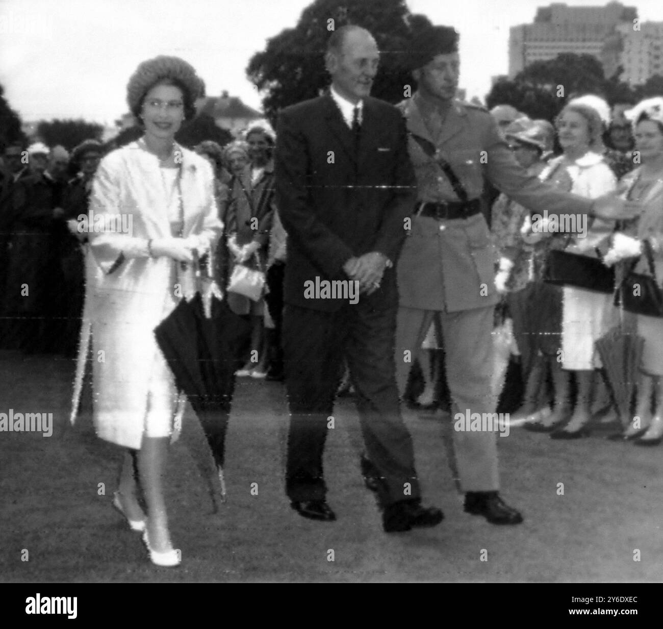 QUEEN ELIZABETH II WITH ERIC WOODWARDAND PRINCE PHILIP IN SYDNEY ; 2 ...