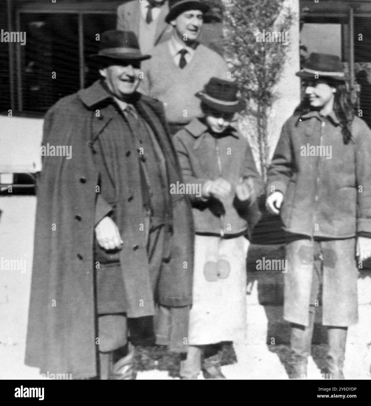 GENERALISSIMO FRANCO WITH GRANDDAUGHTERS EL PARDO PALA IN SPAIN / ; 16 ...