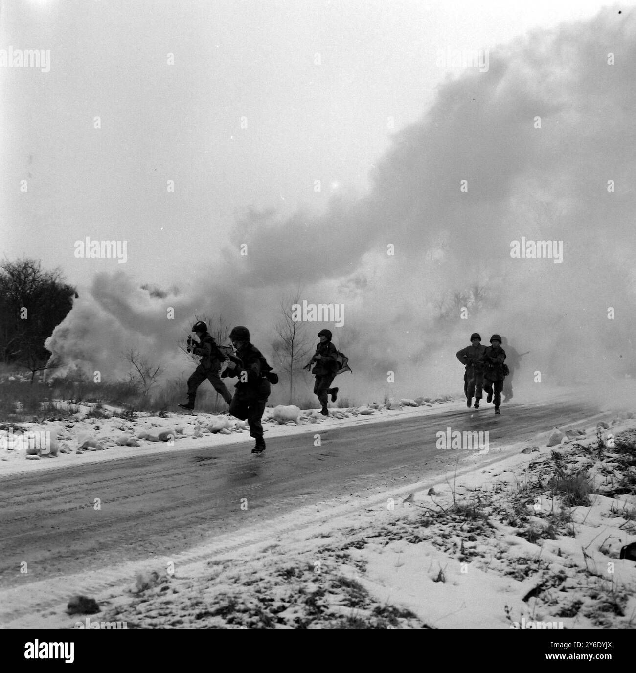ARMY DANISH TROOPS ON EXCHANGE VISIT FOR EXERCISES ENGLAND ; 15 ...