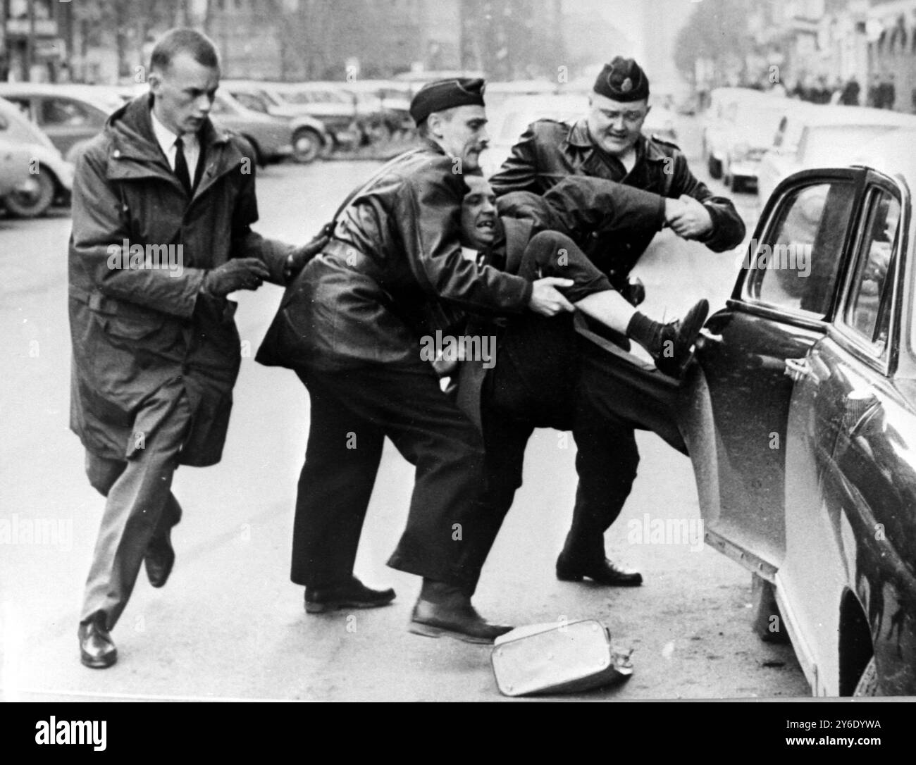 ROBBERIES BAG SNATCHER CAUGHT IN STOCKHOLM ; 14 FEBRUARY 1963 Stock ...