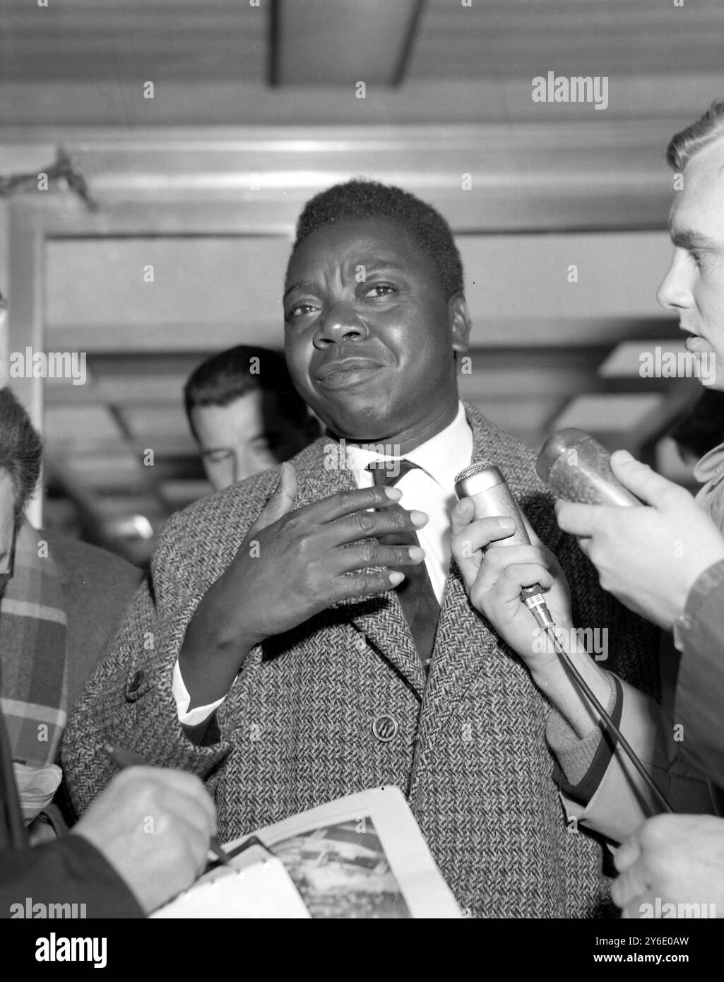 KATANGA PRESIDENT MOISE TSHOMBE IN PARIS / ; 9 FEBRUARY 1963 Stock ...