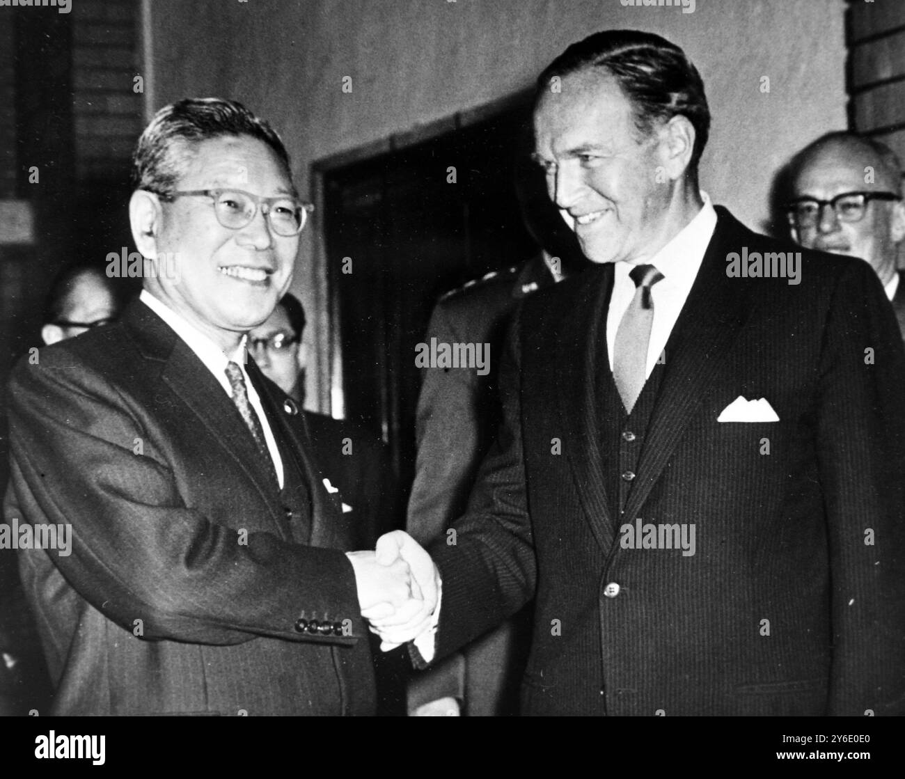 HAYATO IKEDA WITH ROSWELL GILPATRICK - US DEPUTY DEFENCE SECRETARY IN ...