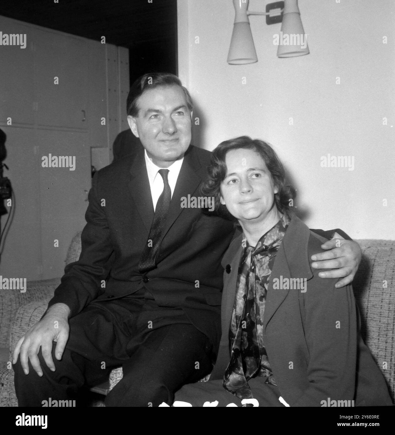 JAMES CALLAGHAN MP WITH WIFE AUDREY IN BLACKHEATH / ; 5 FEBRUARY 1963 ...