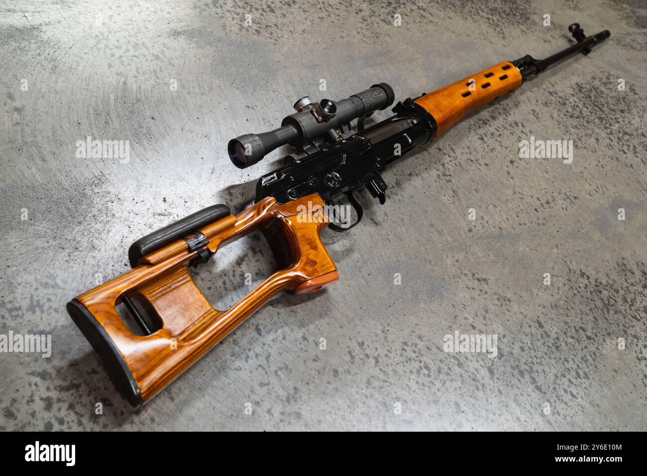 SVD old classic sniper rifle of the Soviet and Russian army Stock Photo - Alamy