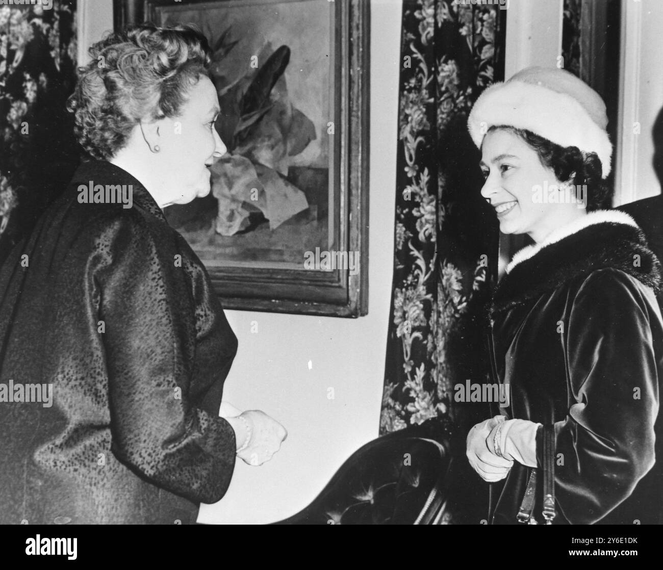 WIFE OF ERIC HARRISON GREETS QUEEN ELIZABETH II AND PRINCE PHILIP IN ...