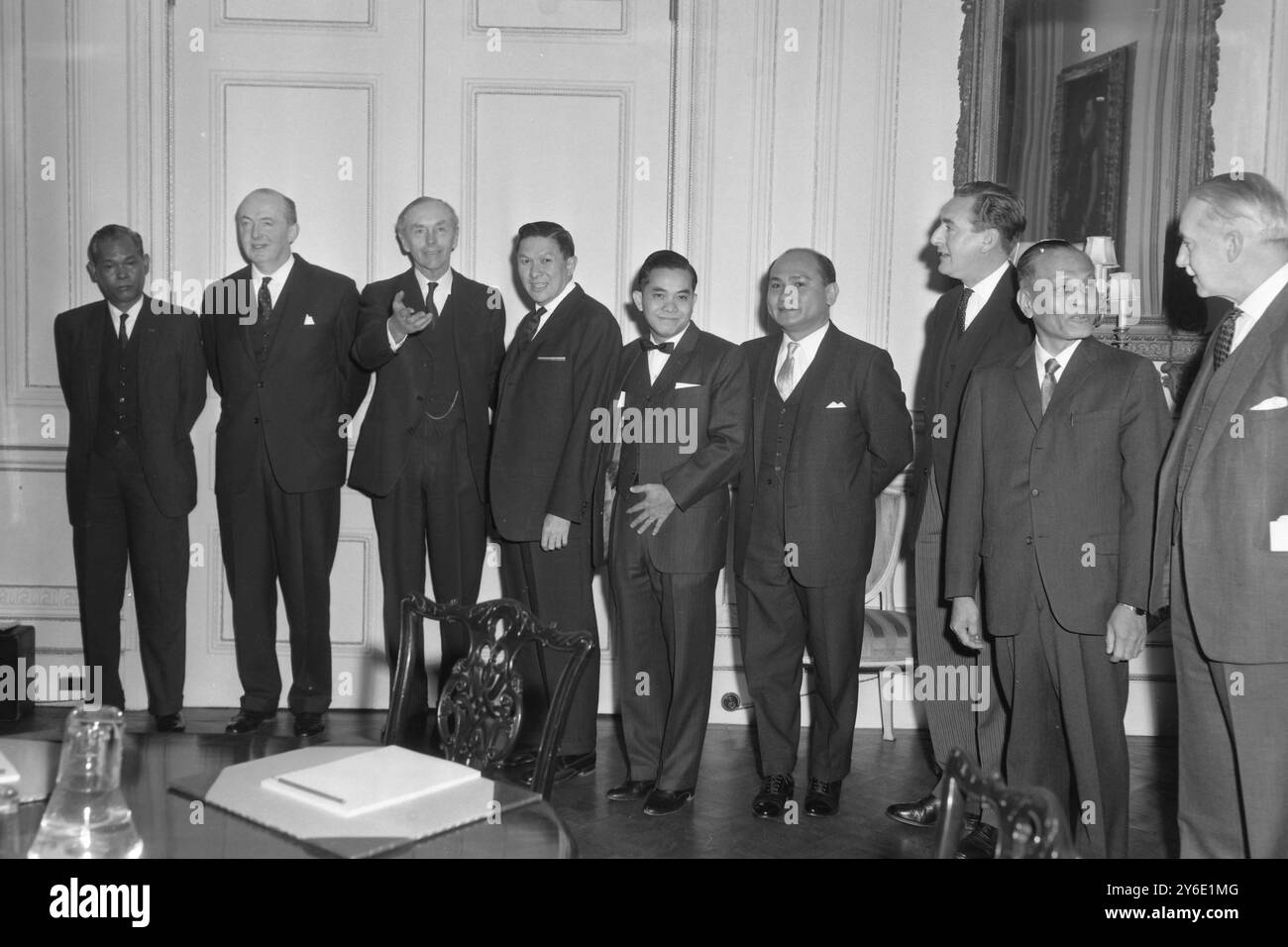 ANGLO-PHILIPPINE TALKS OPEN IN LONDON / ; 28 JANUARY 1963 Stock Photo ...
