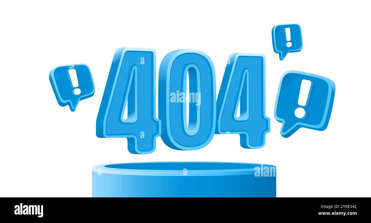 Blue exclamation mark 3d Stock Vector Images - Alamy