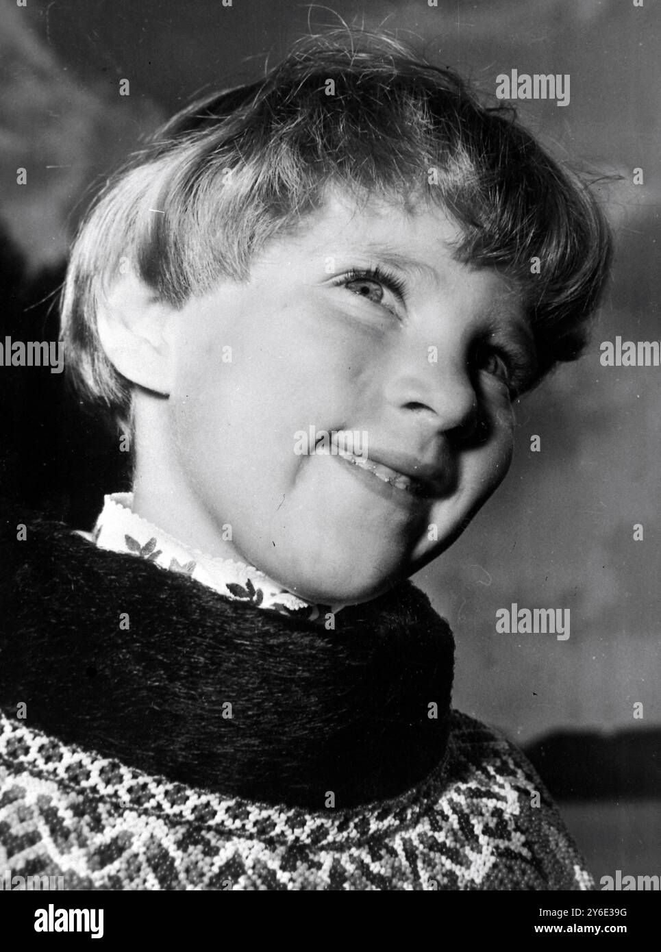 PRINCESS ANNE MARIE AT THE AGE OF 7 ; 26 JANUARY 1963 Stock Photo - Alamy
