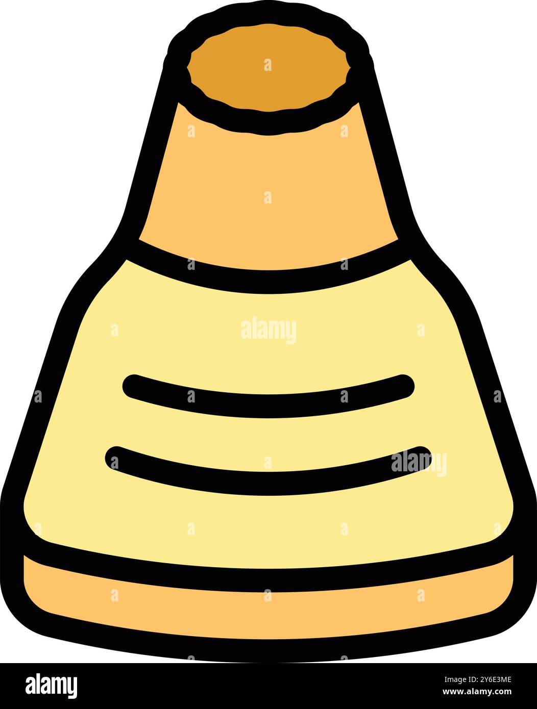 Cartoon style icon of a spacecraft module for space exploration ...