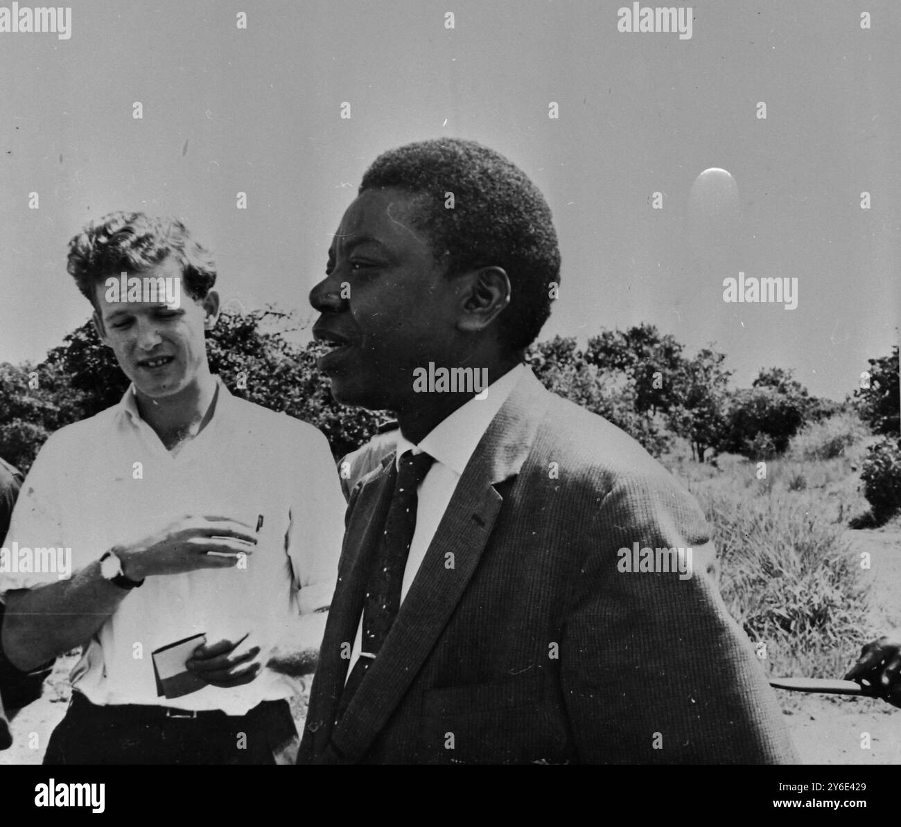 KATANGA PRESIDENT MOISE TSHOMBE IN KIPUSHI / ; 21 JANUARY 1963 Stock ...