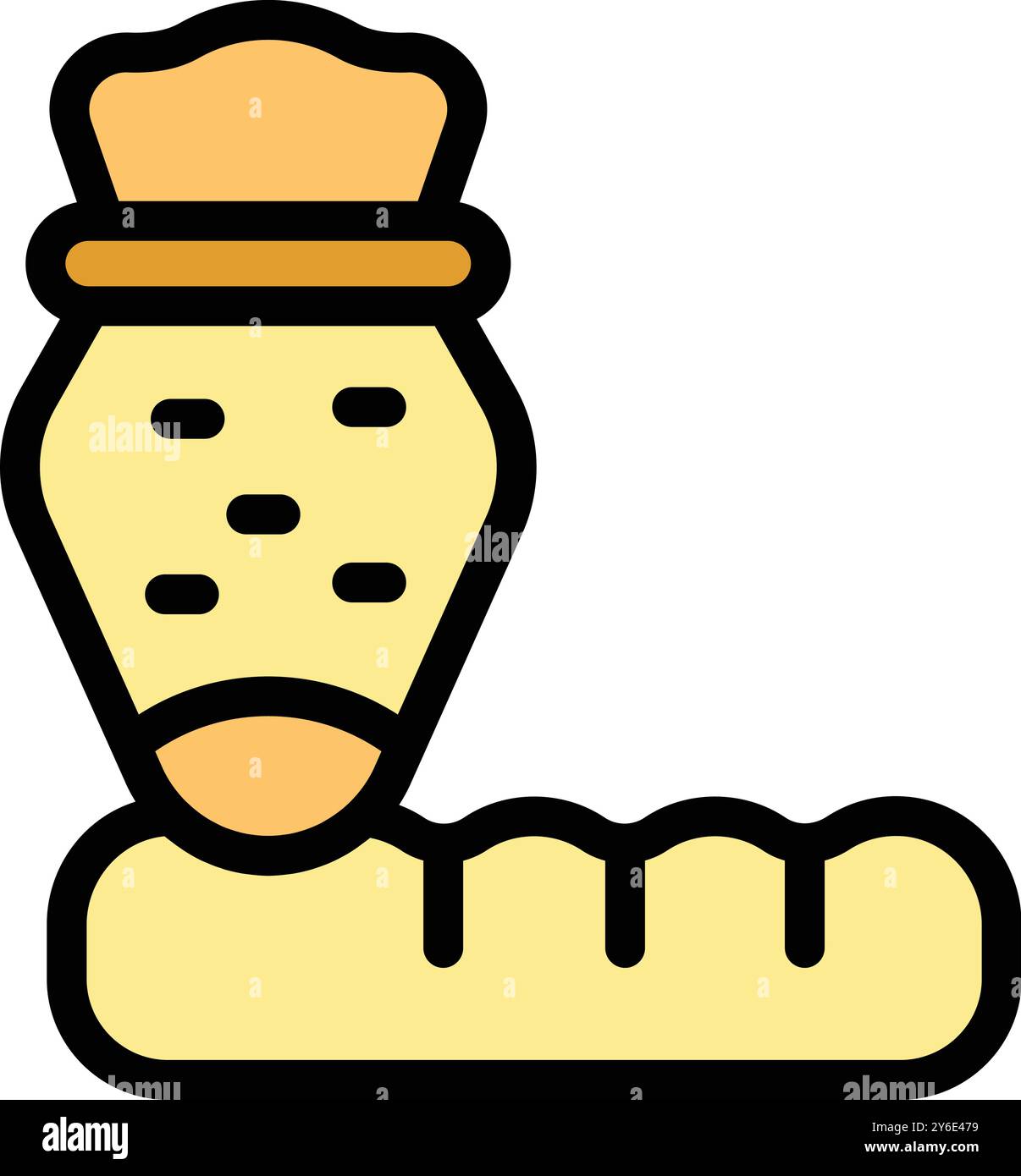 Ancient egyptian canopic jar storing human organs for the afterlife and ...