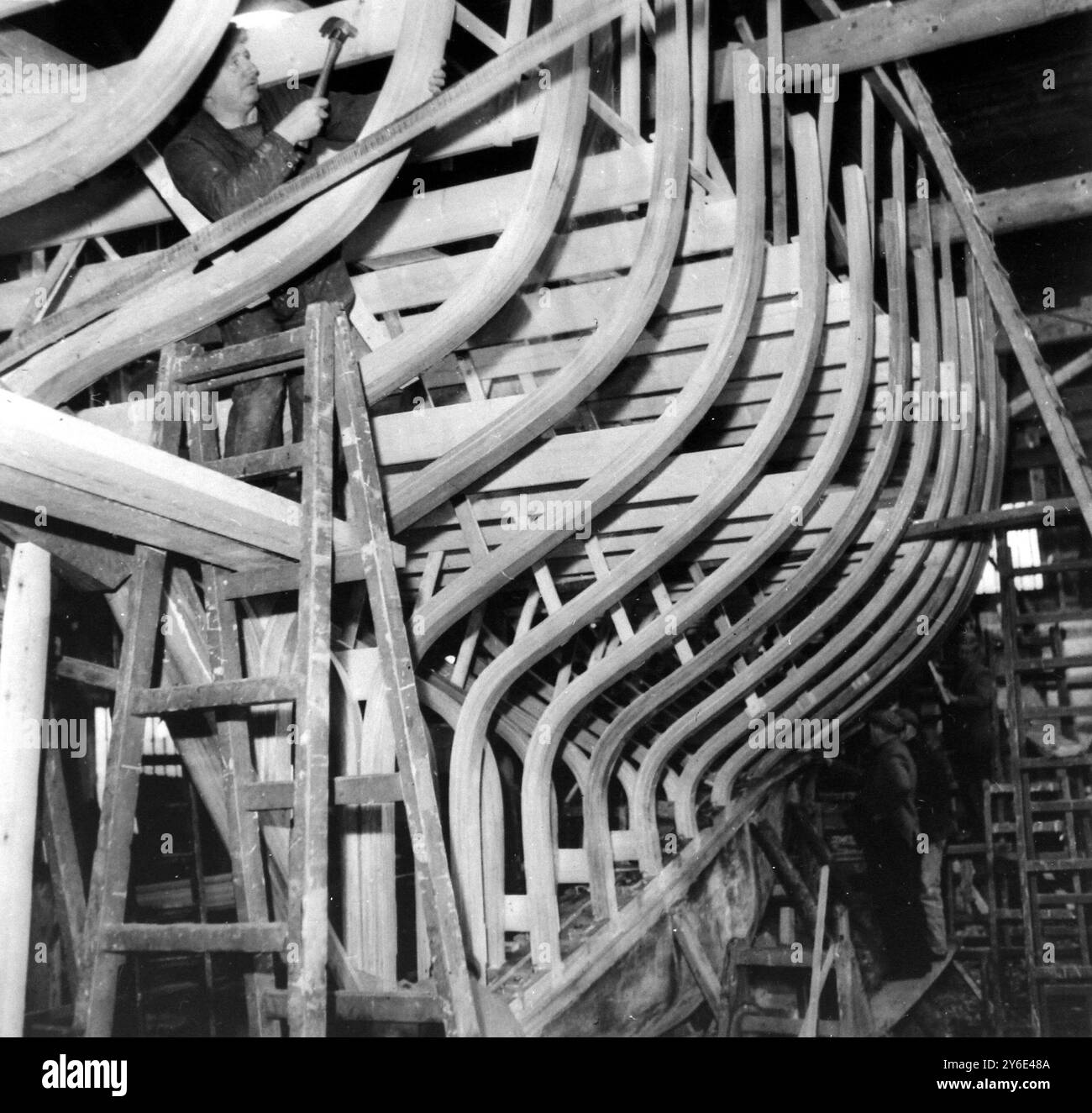 YACHTING - A YACHT BEING BUILT FOR ANTHONY BOYDEN IN SCOTLAND ; 18 ...