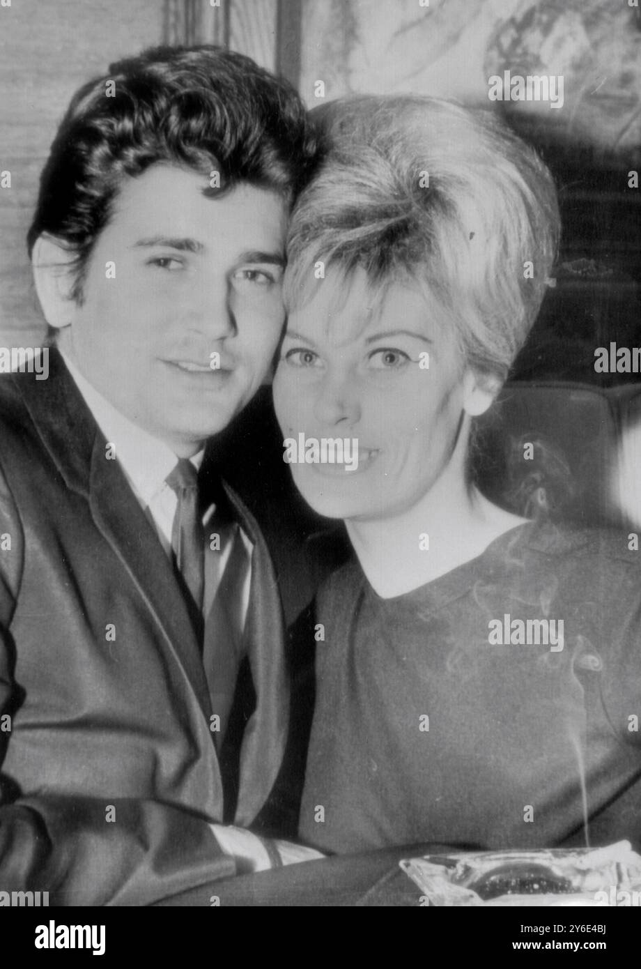 MICHAEL LANDON WEDS LYNN NOE IN HOLLYWOOD / ; 16 JANUARY 1963 Stock ...