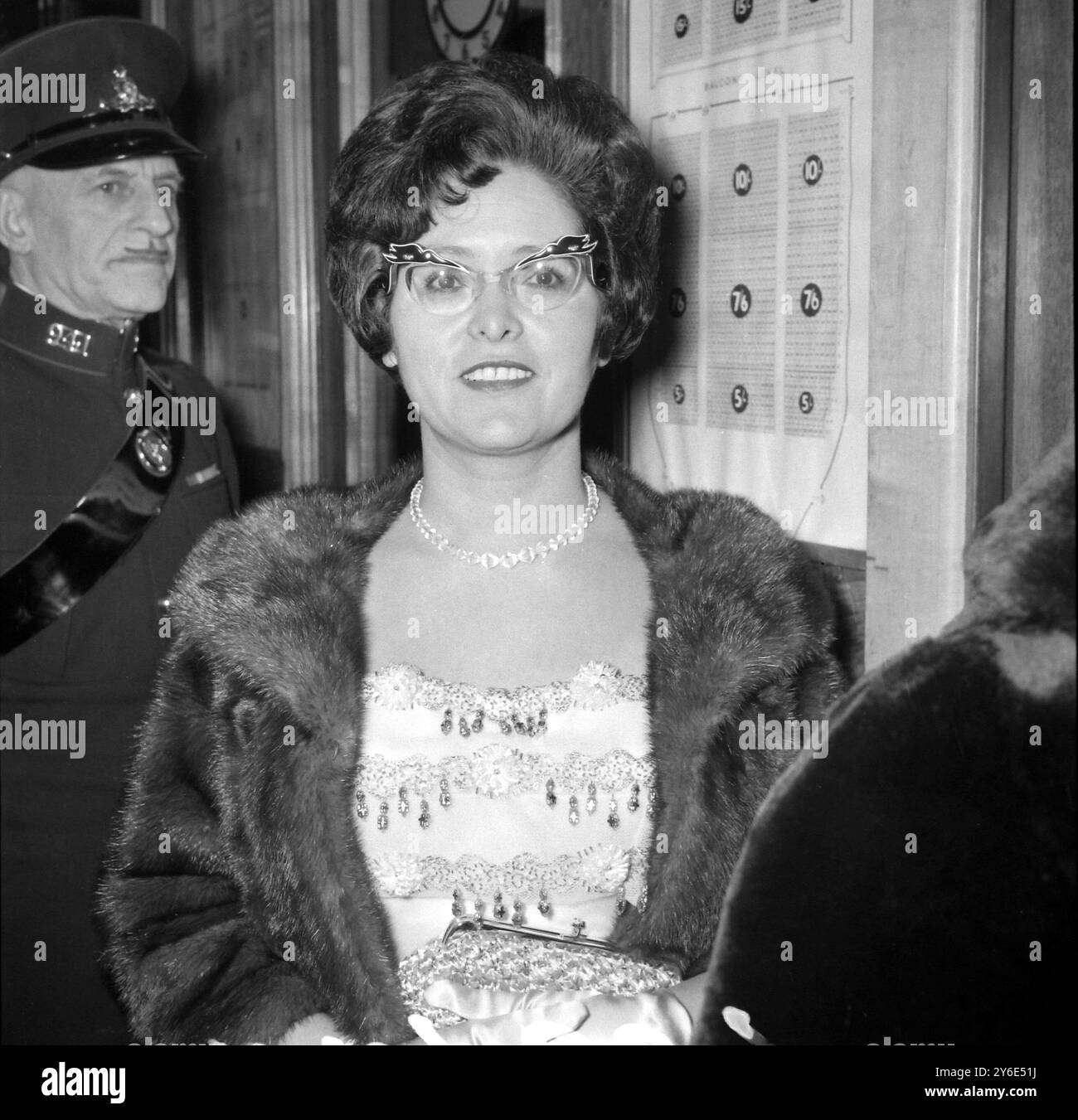 11 JANUARY 1963 DOROTHY WEBB, THE MOTHER OF CLIFF RICHARD, ATTENDING ...