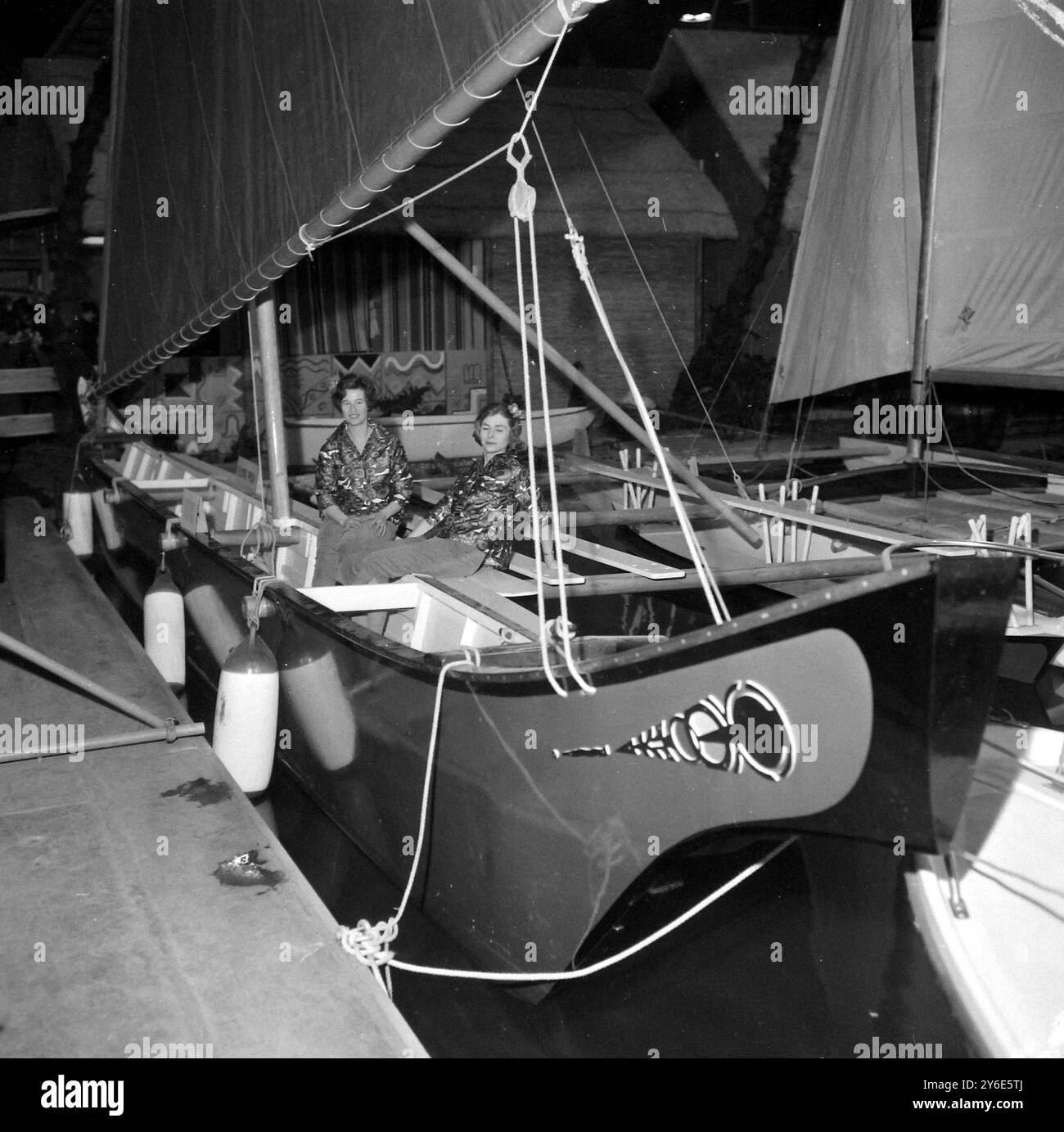 FLYING PROA AT INTERNATIONAL BOAT SHOW AT EARLS COURT IN LONDON ; 4 ...