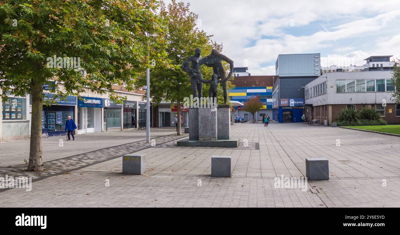 Billingham Town Centre in England,UK Stock Photo - Alamy
