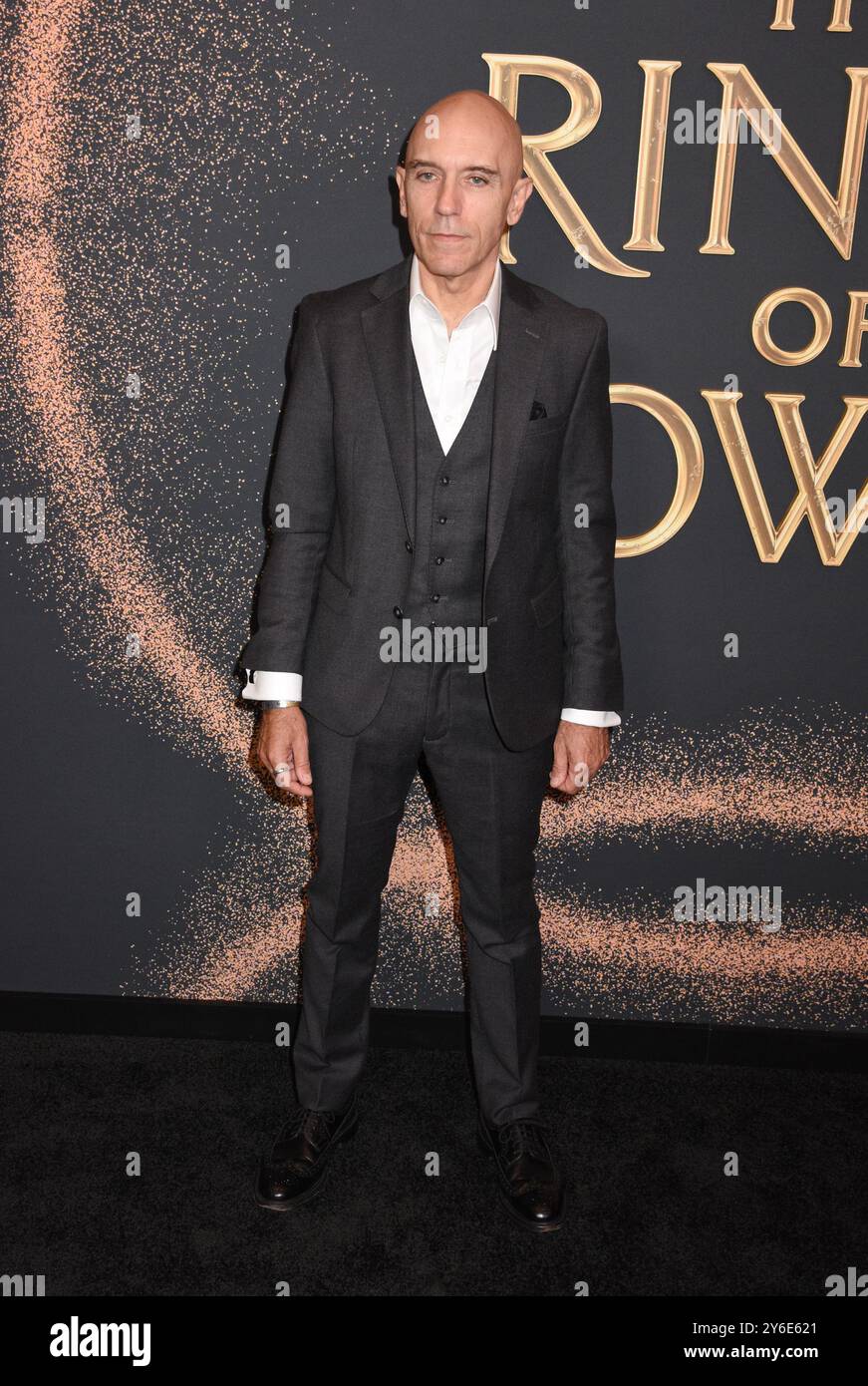 NEW YORK, NY: SEPTEMBER 24: Luca Mosca at the Prime season two premiere of The Lord Of The Rings ...