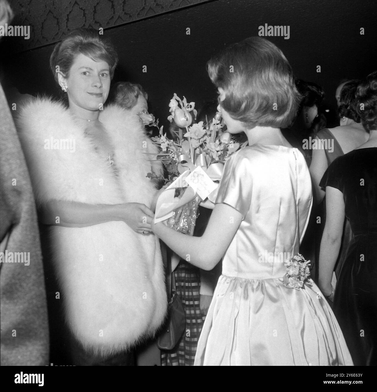 WIFE OF RONALD ARMSTRONG JONES WITH MISS SUSAN UNIT AT GALA PERFORMANCE ...