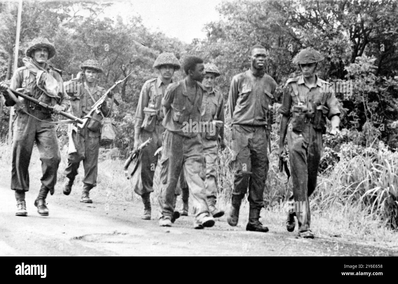 ARMY KATANGAN GUERILLAS CAPTURED BY INDIAN UN UNITED NATIONS SOLDIERS ...