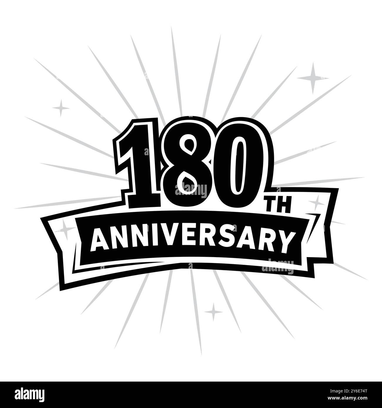180 years logo hi-res stock photography and images - Alamy