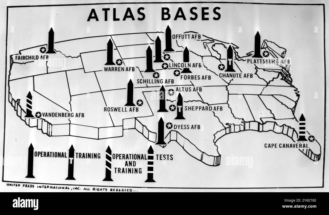 GUIDED MISSILE AND ROCKETS ATLAS ICBM COMPLEXES ; 22 DECEMBER 1962 ...