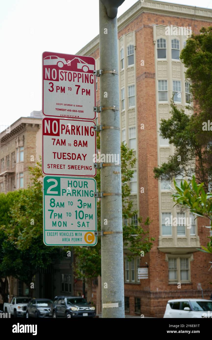 No stopping and No parking signs Stock Photo - Alamy