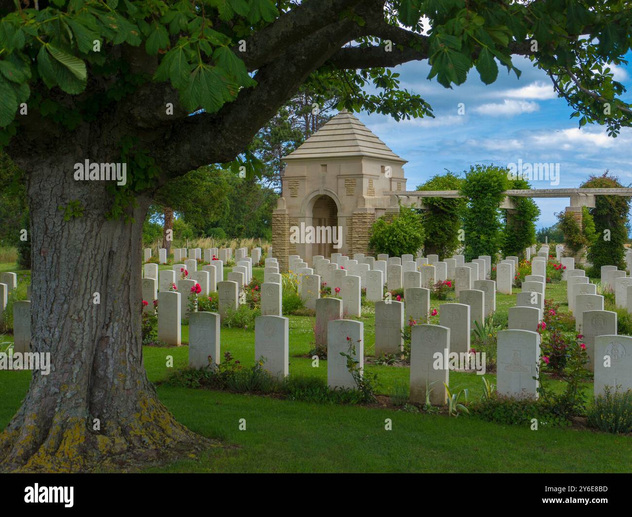 Ryes War Cemetery,Bazenville,Normandy, France Stock Photo - Alamy