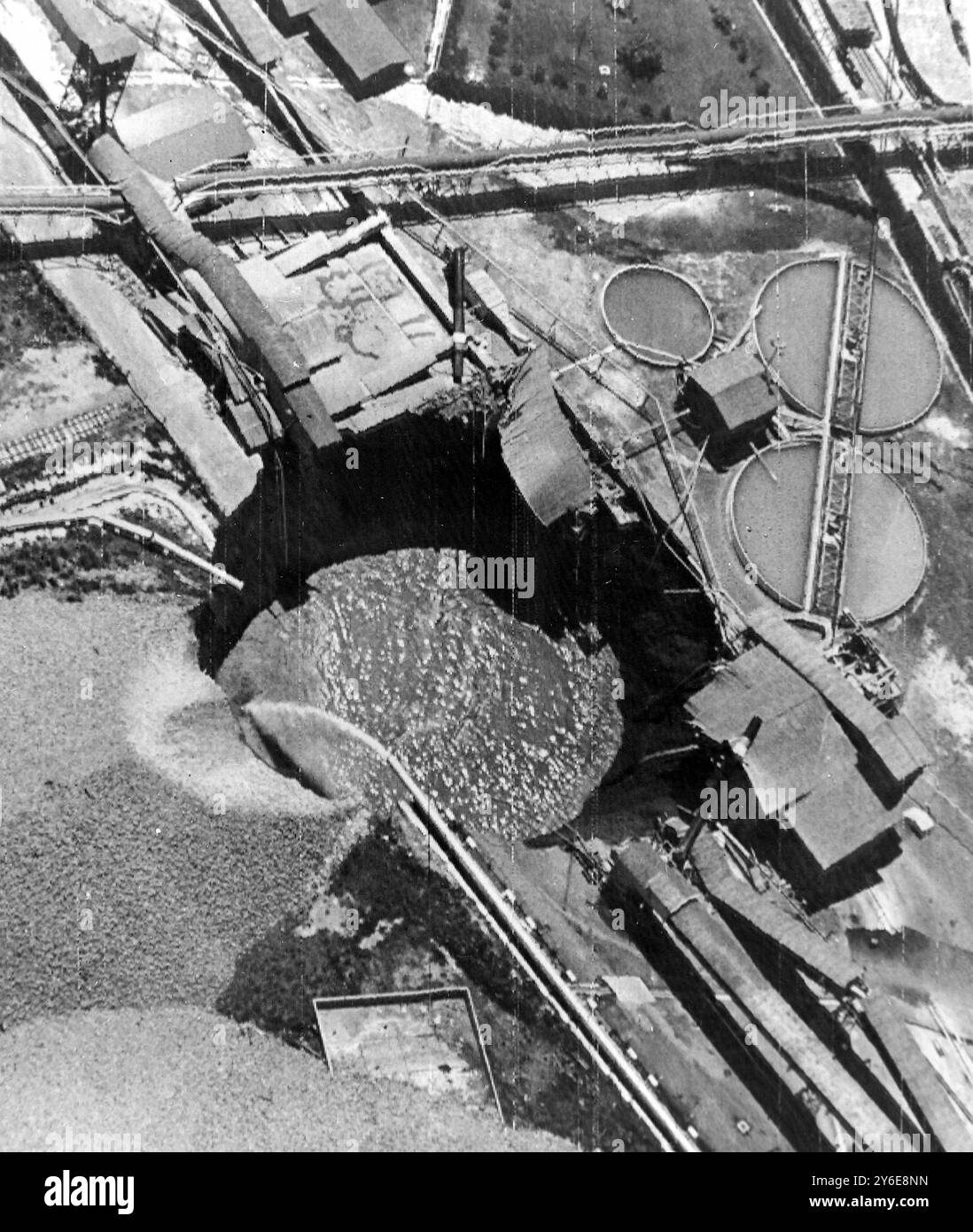 MINES WRECKED PROCESSING PLANT OF GOLD MINE ; 12 DECEMBER 1962 Stock ...