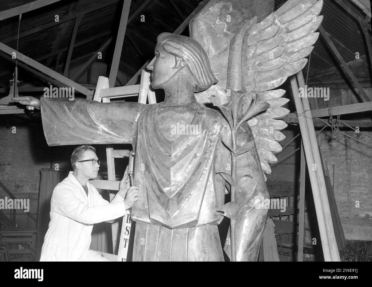 EDWARD MAUFE SIR TOWER OF GUILDFORD ANGEL / ; 11 DECEMBER 1962 Stock ...