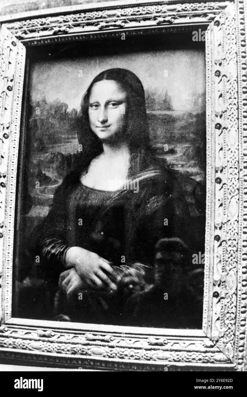 Leonardo Da Vinci Mona Lisa Black And White