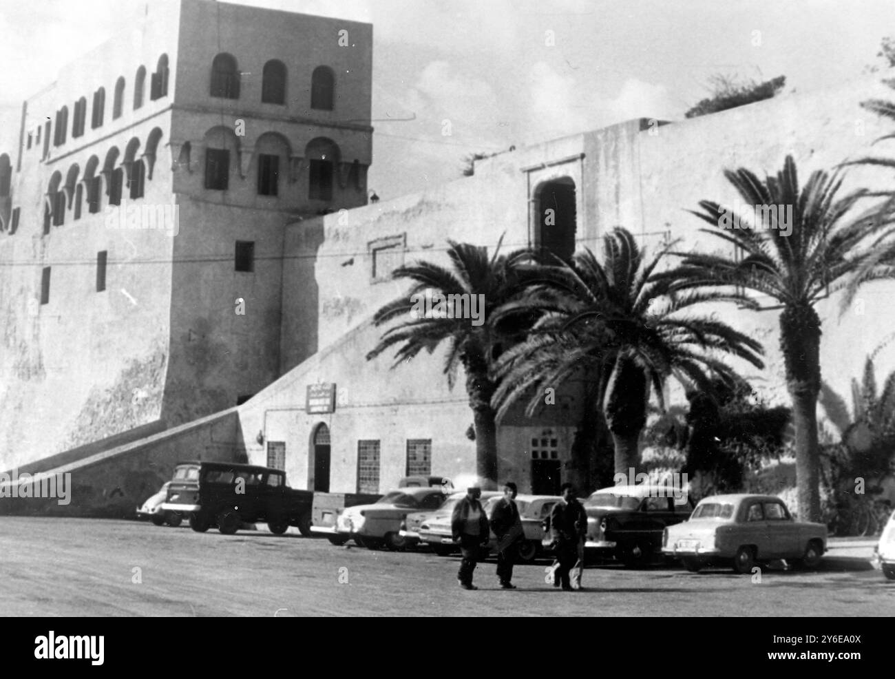 RED CASTLE IN TRIPOLI, LIBYA ; 5 DECEMBER 1962 Stock Photo - Alamy