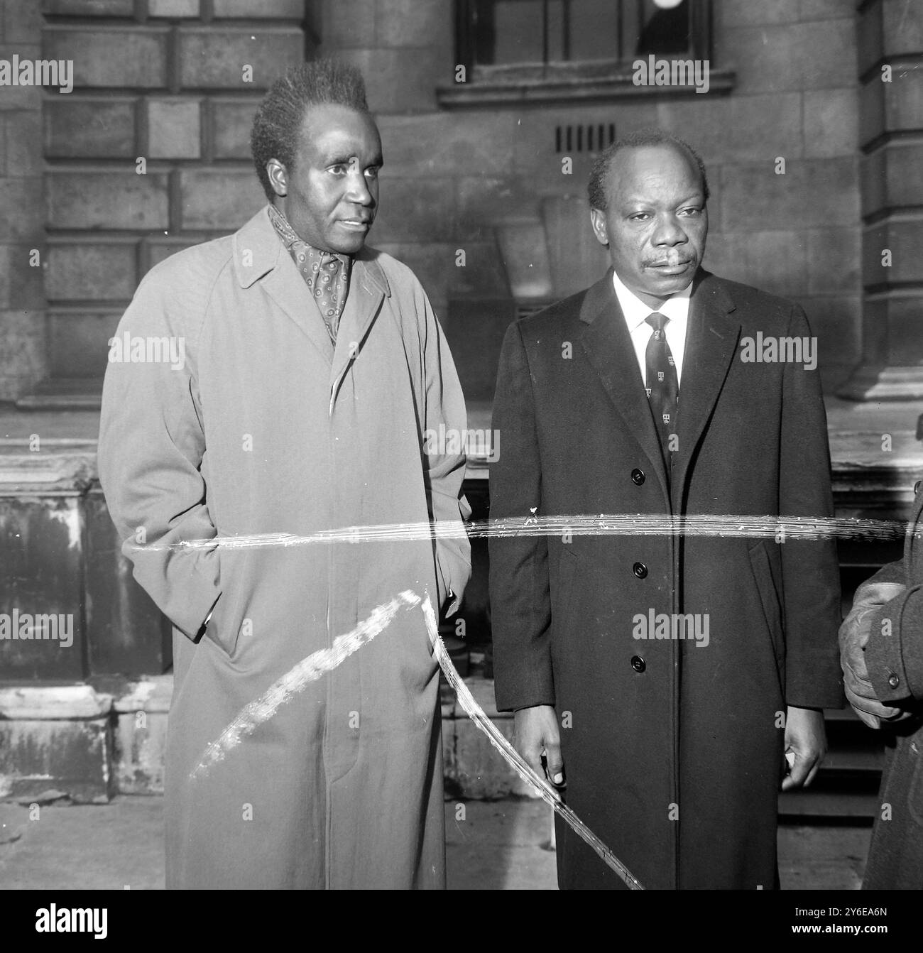 KENNETH KAUNDA AND HARRY NKUMBULA IN LONDON / ; 3 DECEMBER 1962 Stock ...