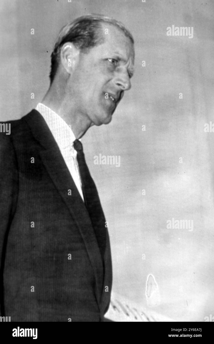 PRINCE PHILIP WALK DOWN AIRCRAFTS STEPS IN ROME ; 3 DECEMBER 1962 Stock ...