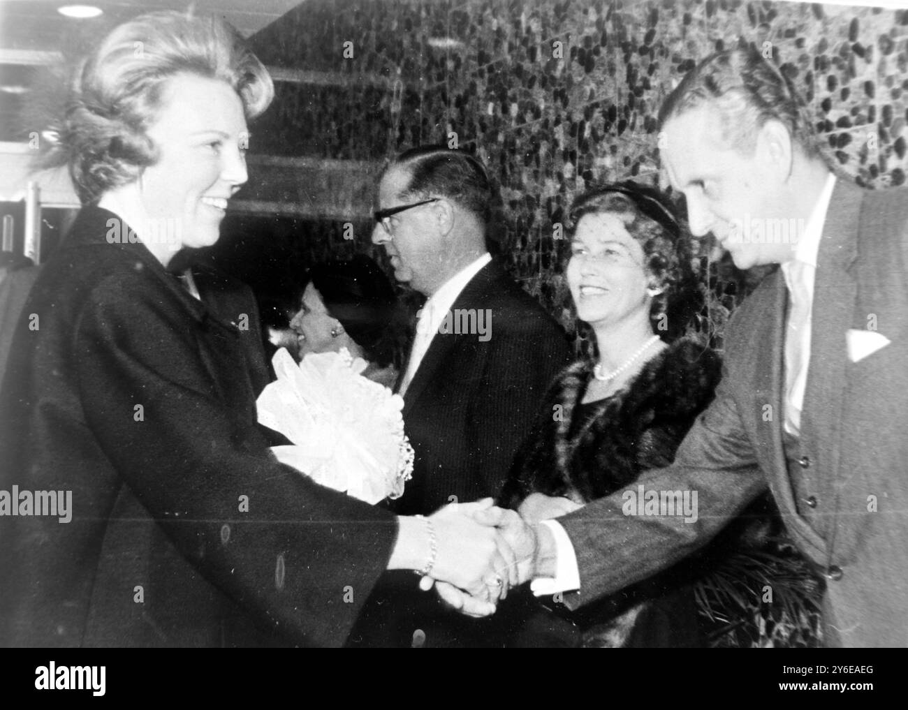 PRINCESS BEATRIX WITH MR .D. REYNEKER AT PARTY HONG KONG ; 30 NOVEMBER ...