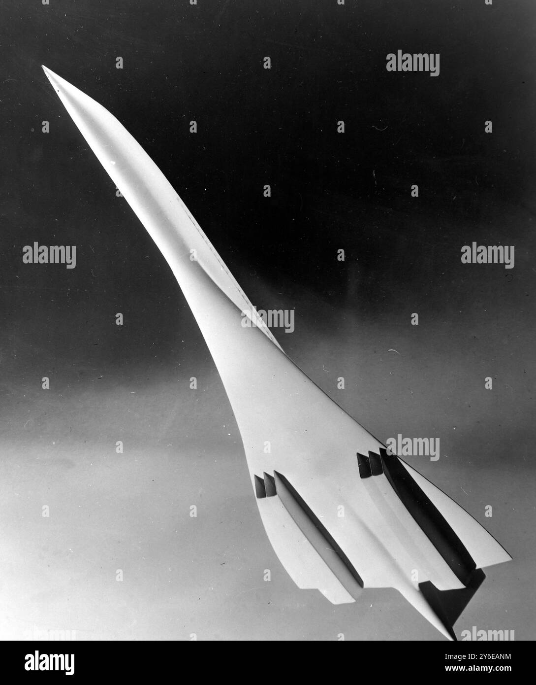 AVIATION IMPRESSION OF CONCORDE IN FLIGHT SUPERSONIC PLANE AIRLINER ...