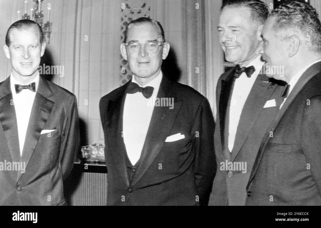 PRINCE PHILIP AND JOCK WHITNEY WITH GEORGE CHRISTOPHER IN SAN FRANCISCO ...