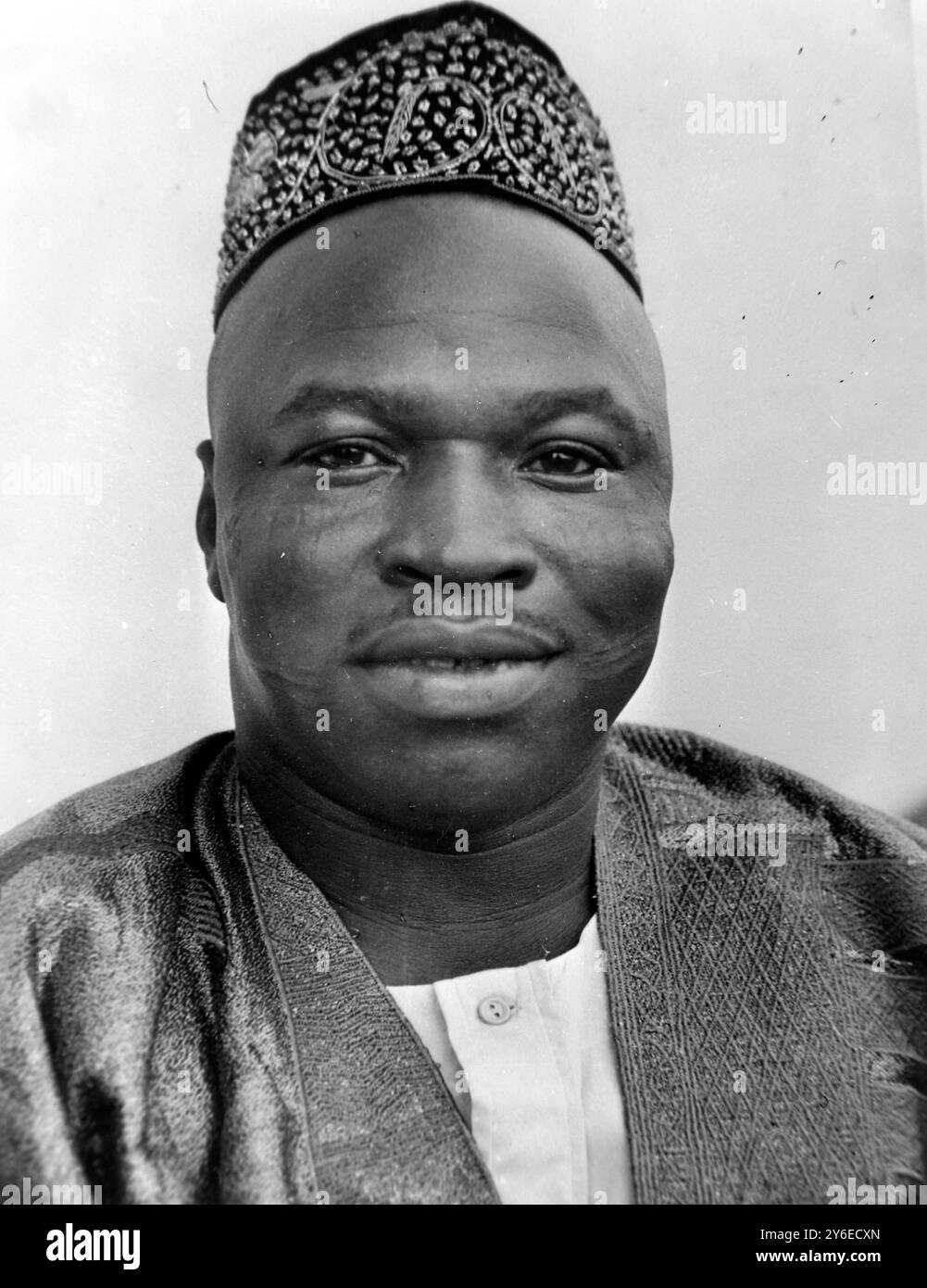 ABUTU OBEKPA - AFRICAN POLITICIAN, PORTRAIT OF MINISTER OF NORTHERN NIGERIA ; 14 NOVEMBER 1962 ...