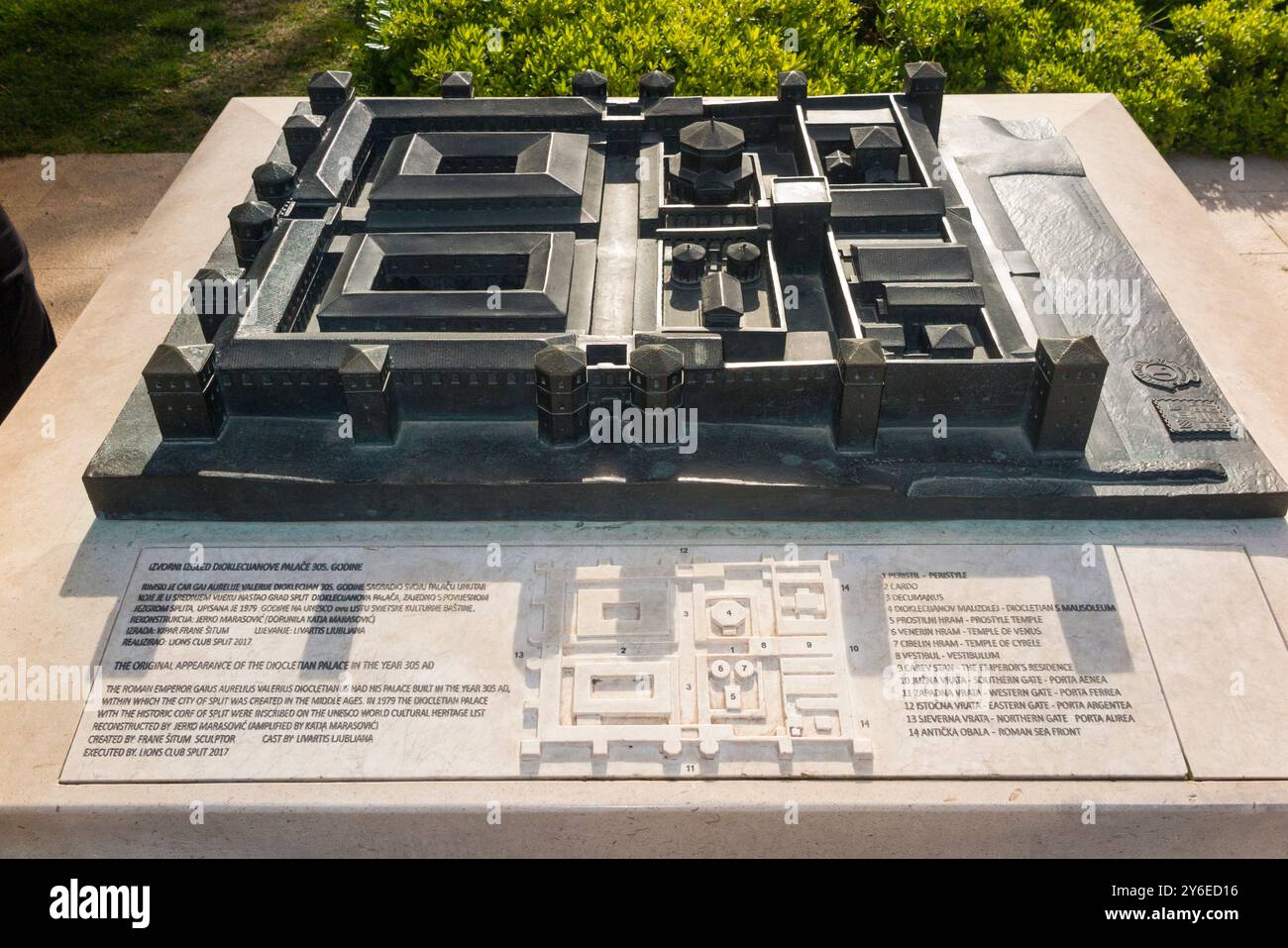 Model Of The Palace Of Diocletian