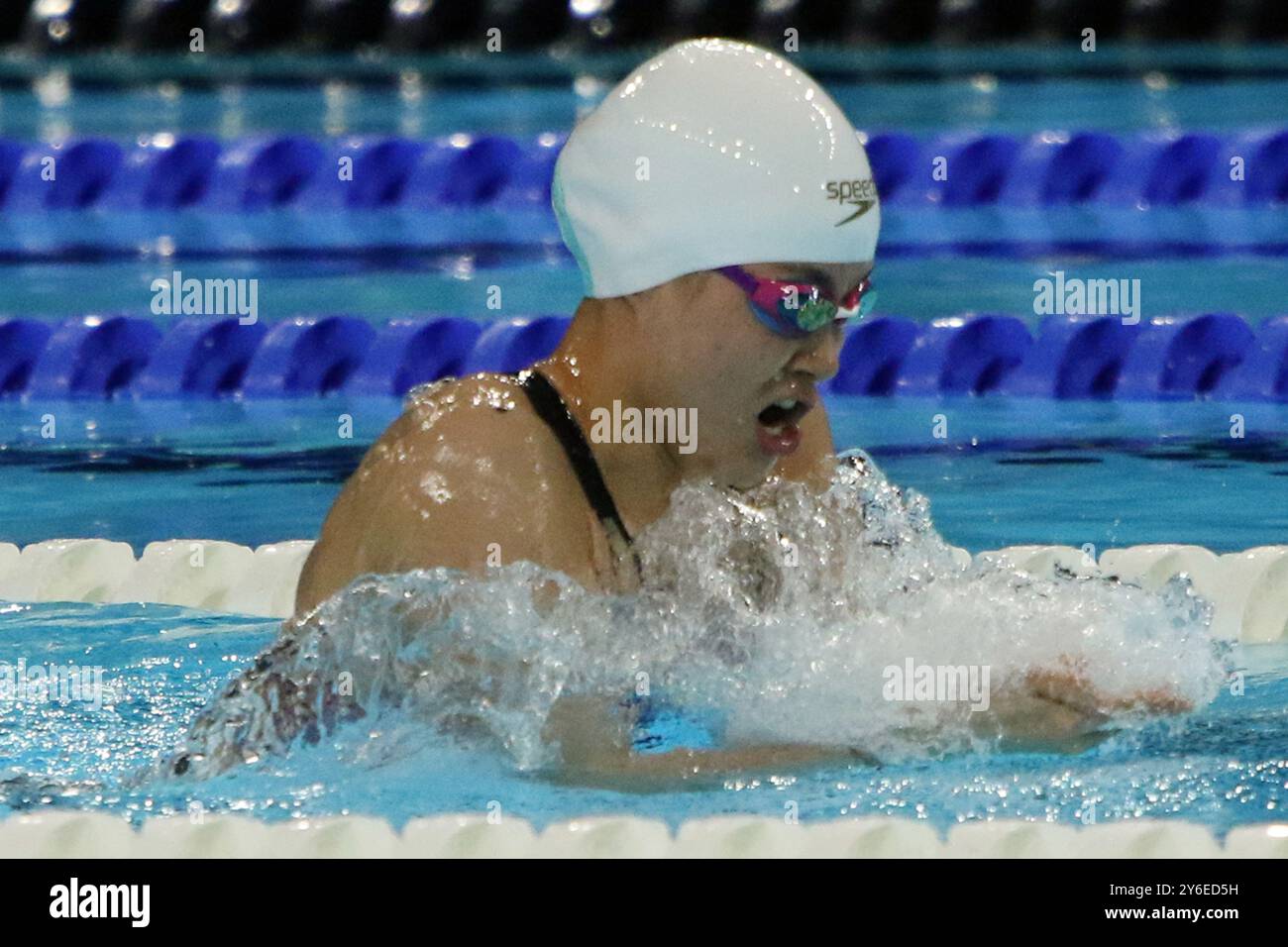 Meng ZHANG (SB9) of China in the Para Swimming Women's 100m ...