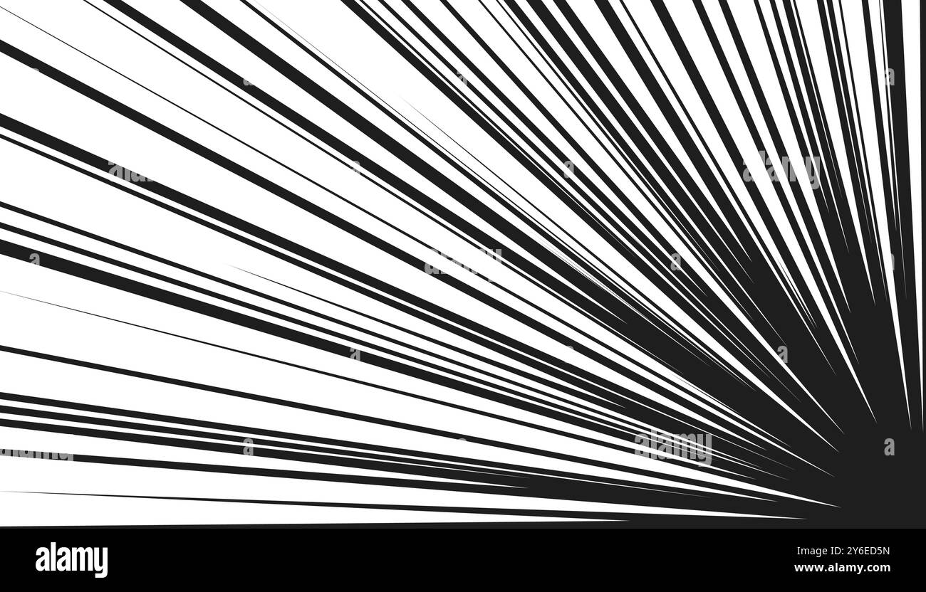 Abstract cartoon style blast explosion Black and White Stock Photos ...
