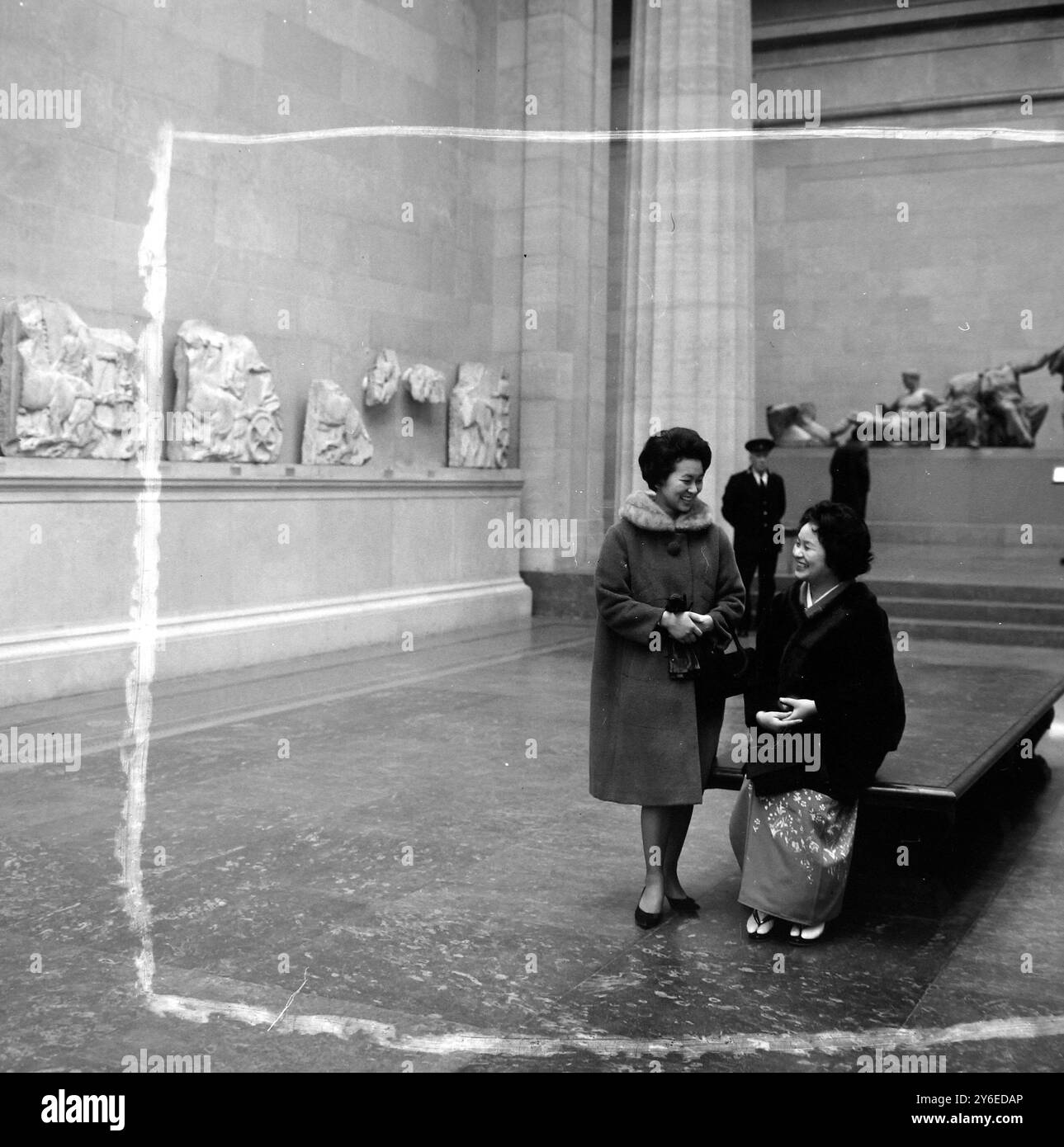 JAPANESE PREMIER HAYATO IKEDA WITH WIFE AND DAUGHTER AT BRITISH MUSEUM ...