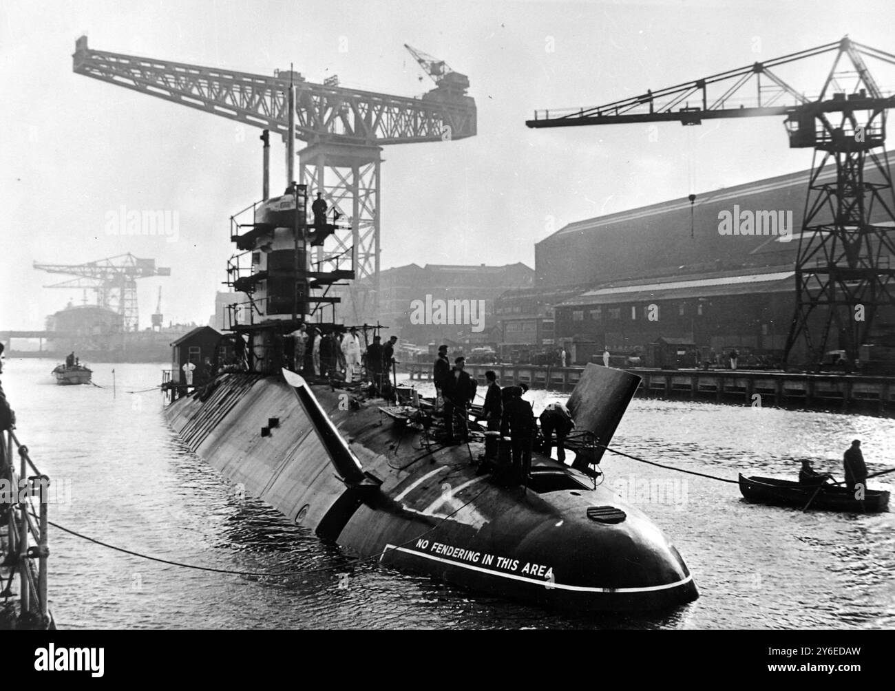 DREADNOUGHT FIRST BRITISH NUCLEAR POWERED SUBMARINE ; 12 NOVEMBER 1962 ...