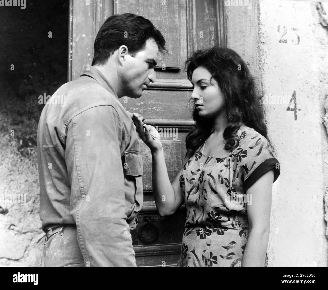 VINCENT EDWARDS IN THE FILM THE VICTORS WITH ROSANNA SCHIAFFINO ; 10 ...