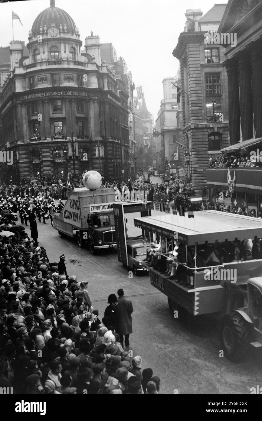 LORD MAYOR SHOW IN LONDON ; 10 NOVEMBER 1962 Stock Photo - Alamy