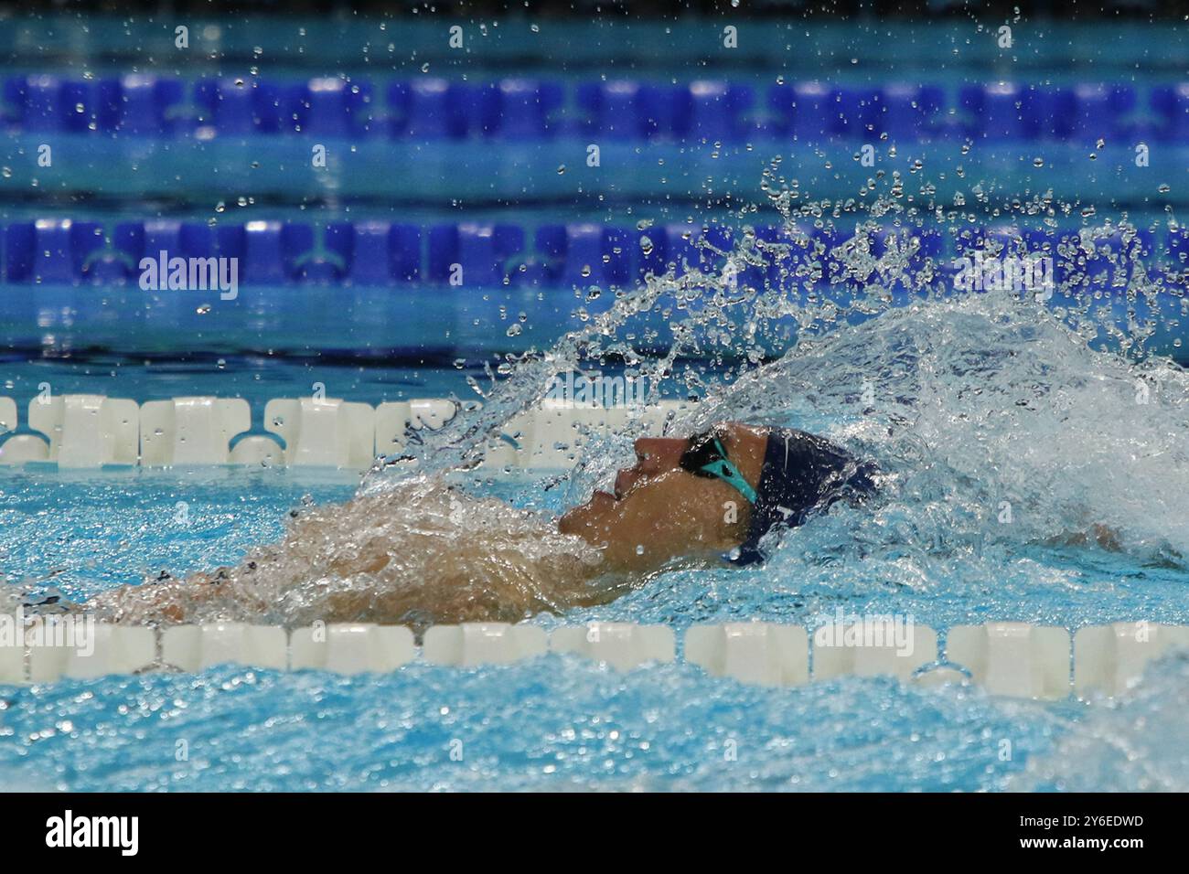 Alex PORTAL (S13) of France in the Para Swimming Men's 100m Backstroke ...