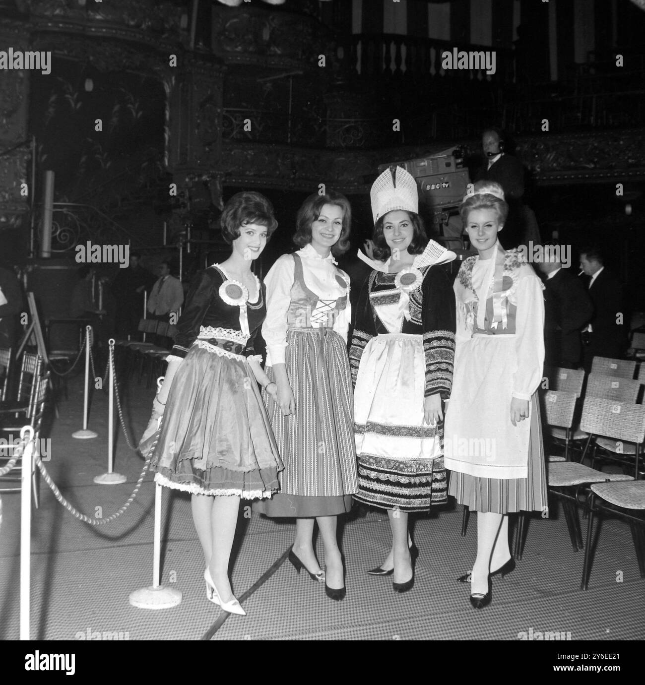 MISS WORLD BEAUTY CONTESTANTD IN ORIGINAL TRADITIONAL NATIONAL OUTFITS ...