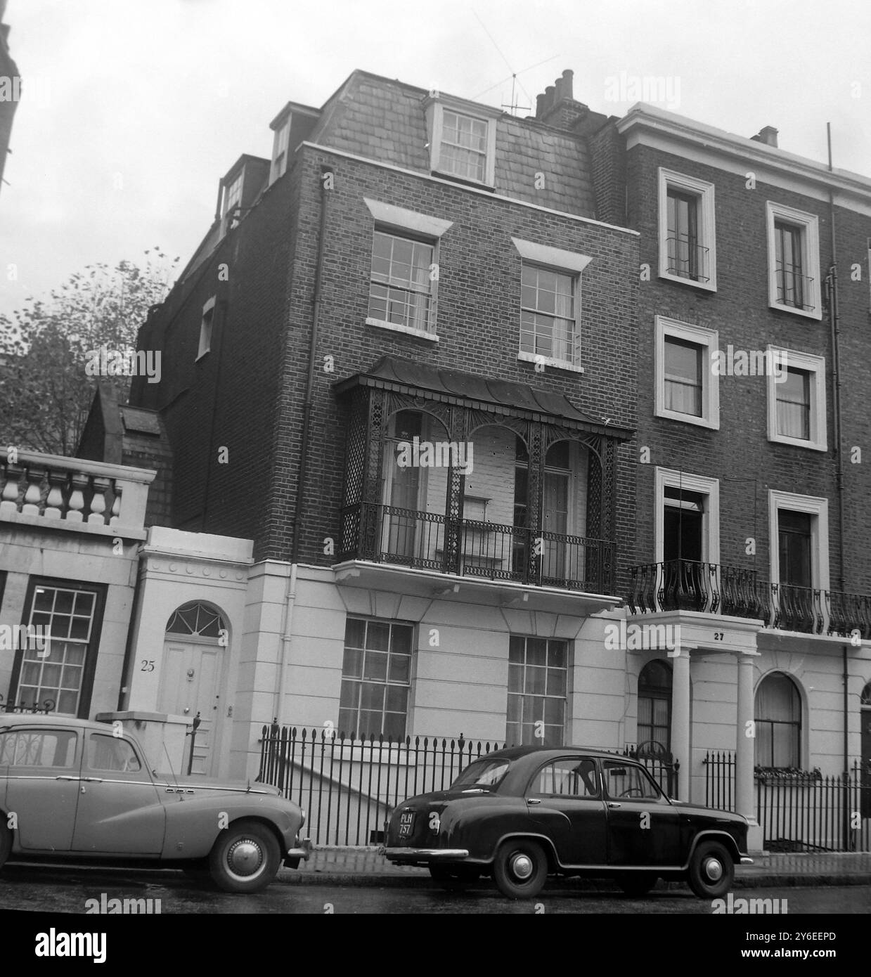 HOMES NO 25 EATON TERRACE WHERE LORD SNOWDON WAS BORN ; 5 NOVEMBER 1962 ...