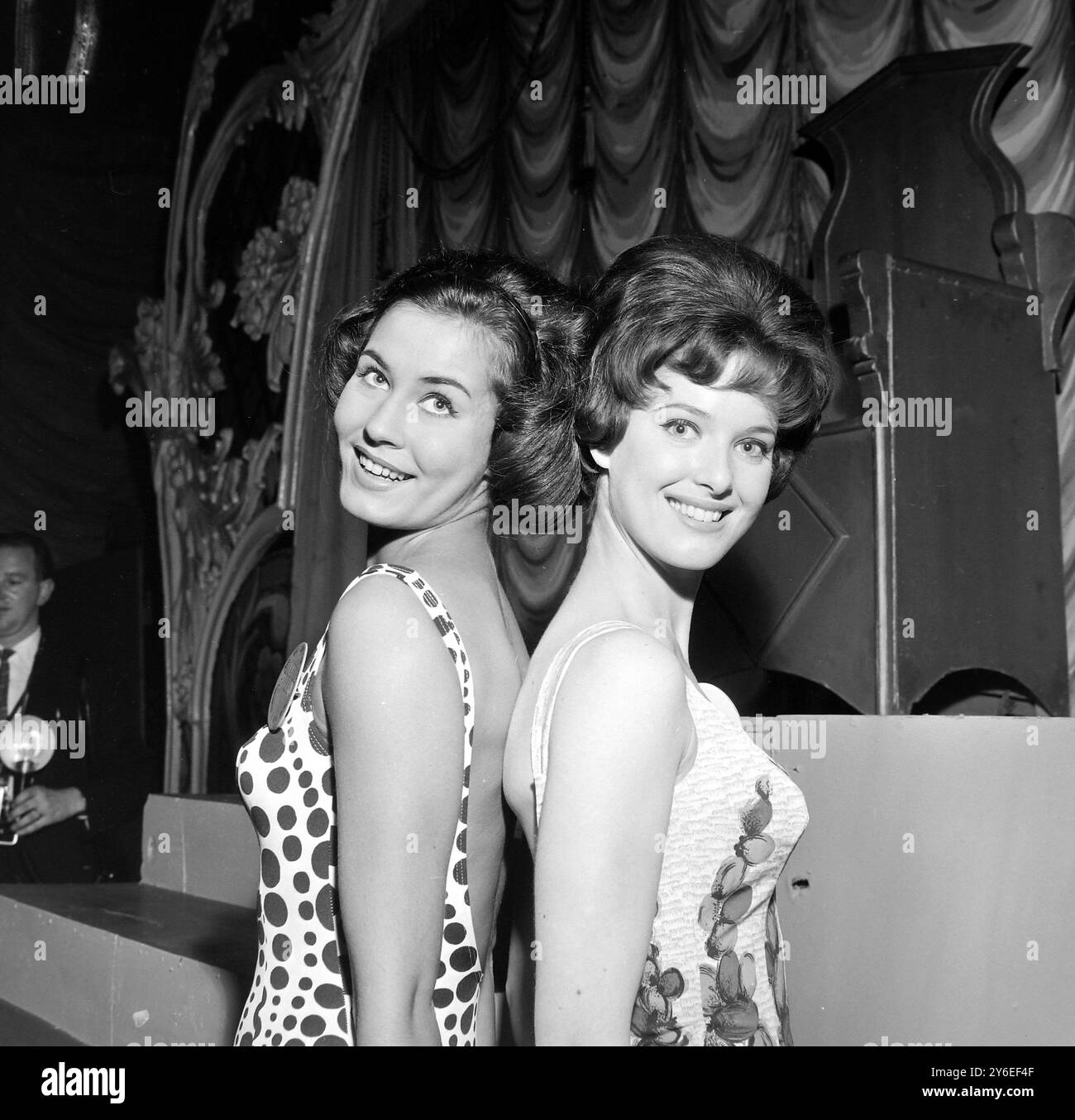 MISS HOLLAND CATHERINA LODDERS AT LYCEUM WITH MISS GERMANY ANITA ...