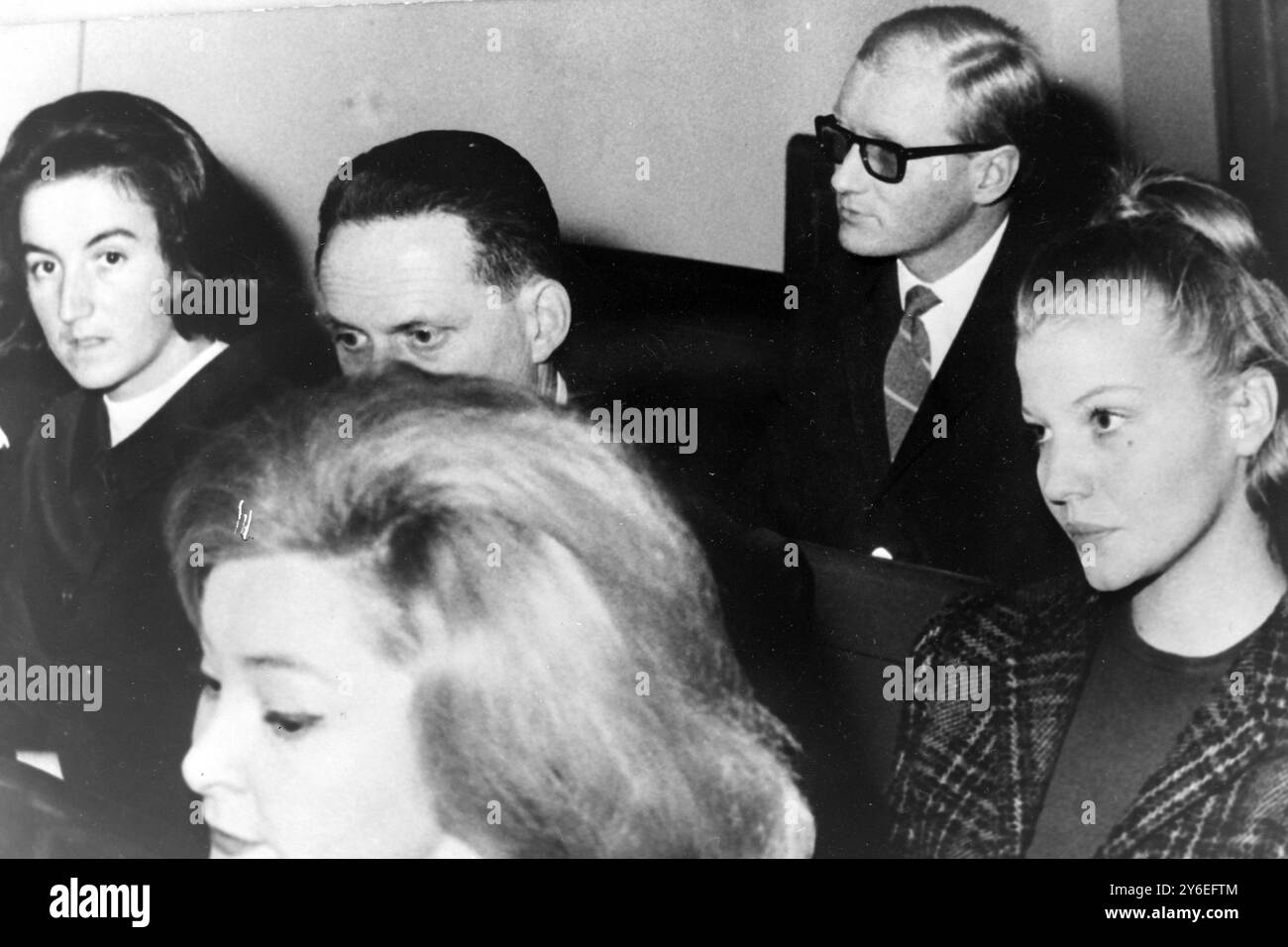 PEUGEOT KIDNAPPING TRIAL Versailles, France : Pictured at the opening ...