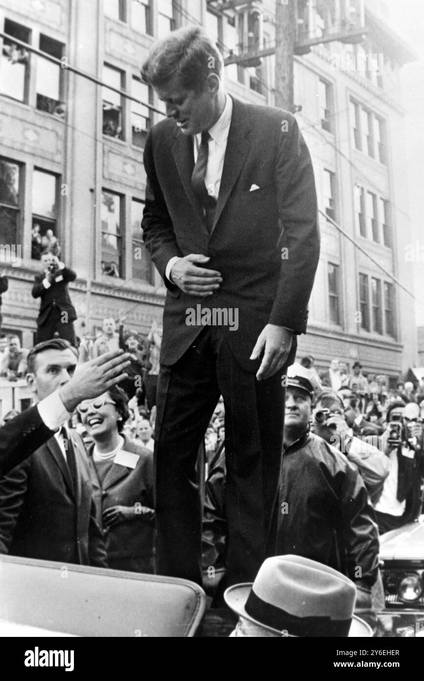 US AMERICAN PRESIDENT JOHN F KENNEDY ELECTION CAMPAIGN / ; 29 OCTOBER ...